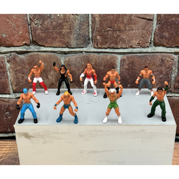 Jakks Pacific | Toys | Wwe Micro Aggression Mini Figure Wrestlers Lot ...